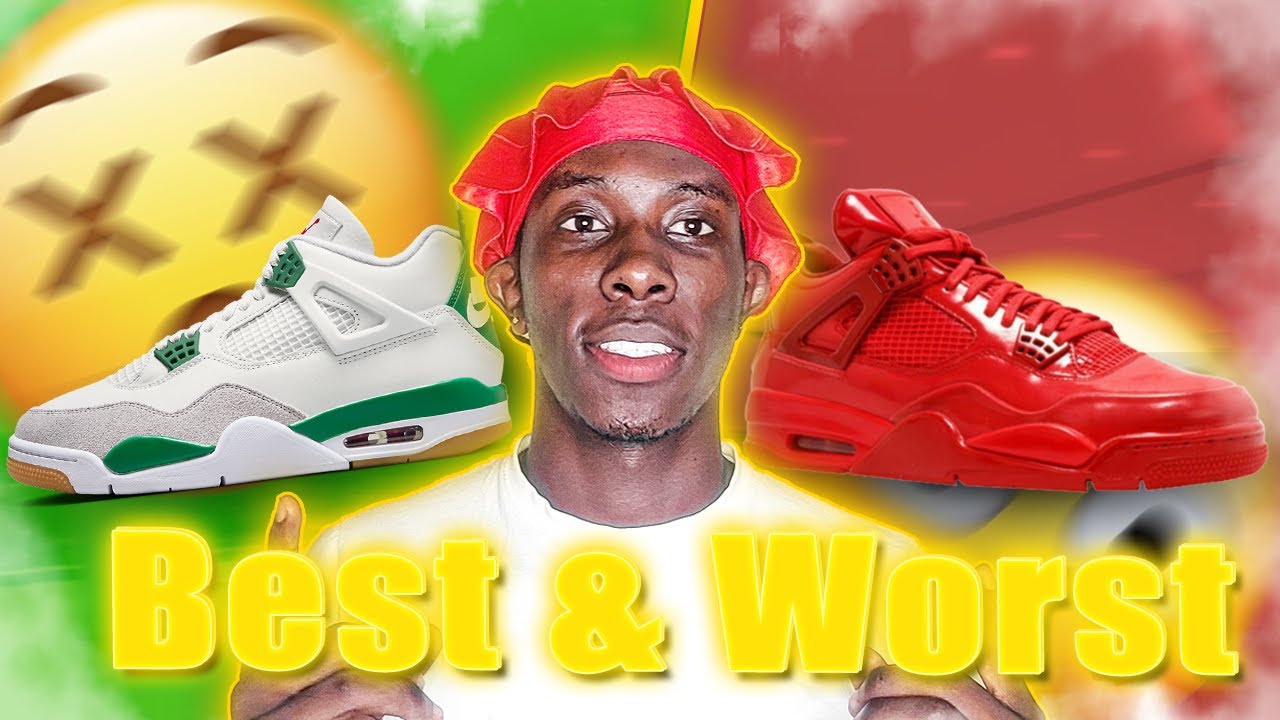 My Top 10 Best and Worst Air Jordan 4 Colorways 2024 - YouTube