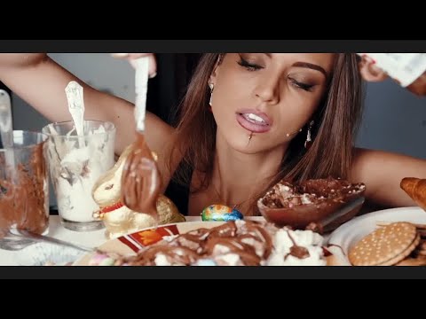 【Gina Carla】（剪说话）Gina姐姐超清甜品盛宴咀嚼音