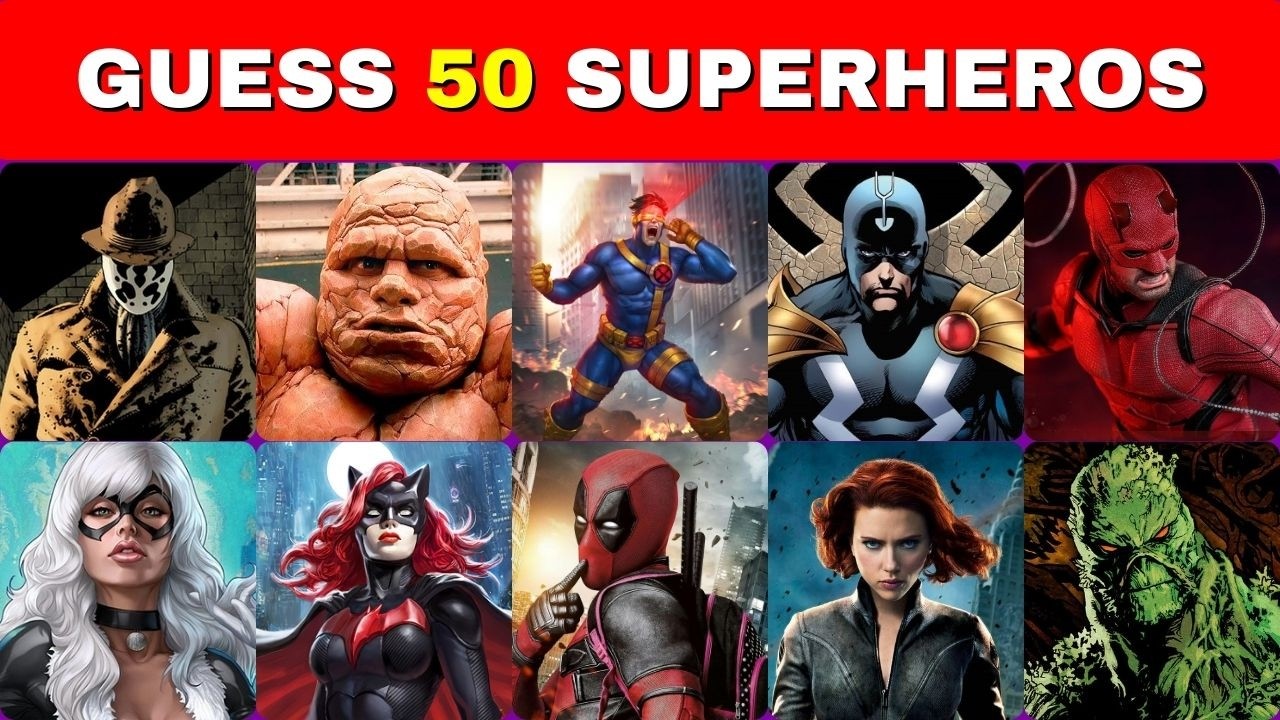 Think You’re a Superhero Expert? Try This 3-Second Quiz! 💥 #trending # ...