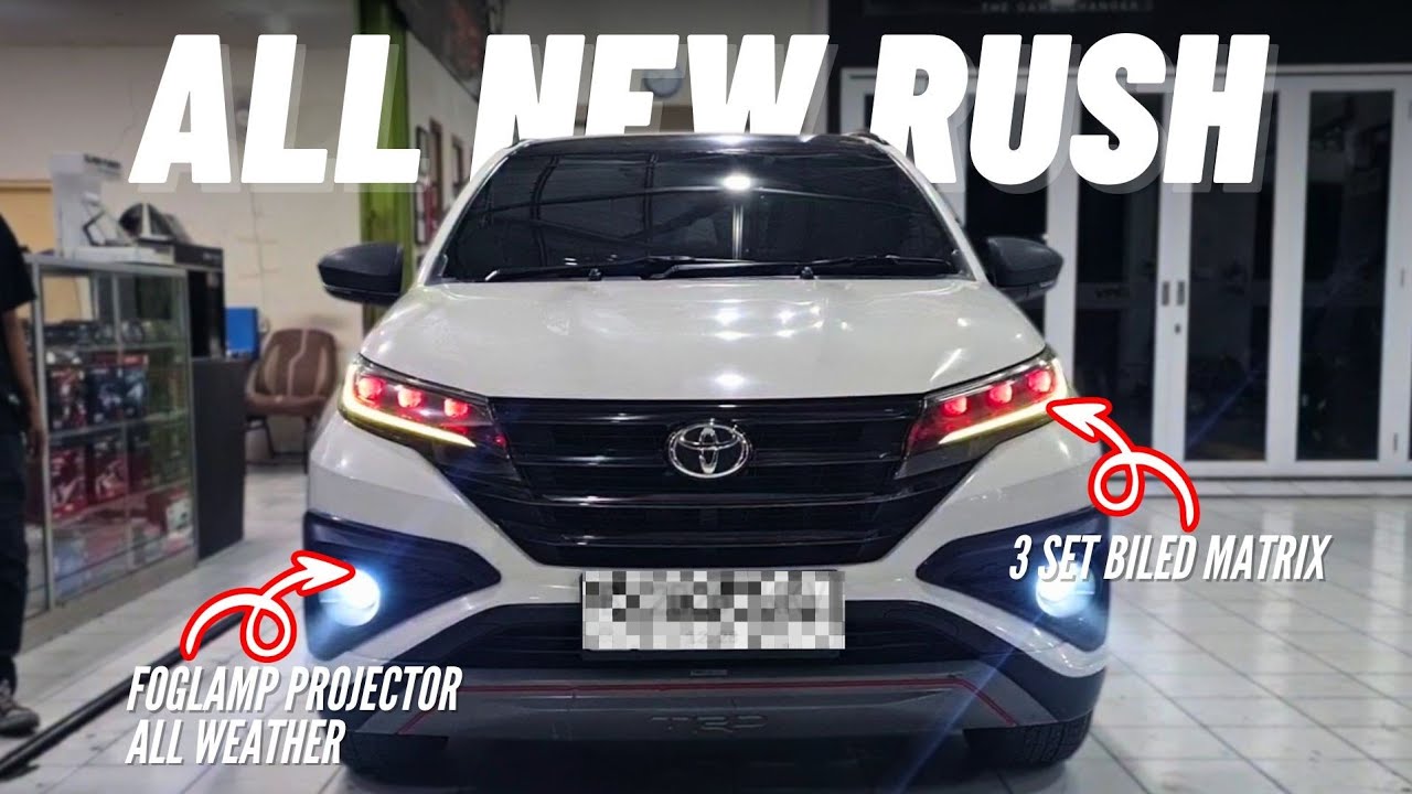 BILED MATRIX & BILED FOGLAMP ALL NEW RUSH‼️3 SET BILED PROJECTOR ...