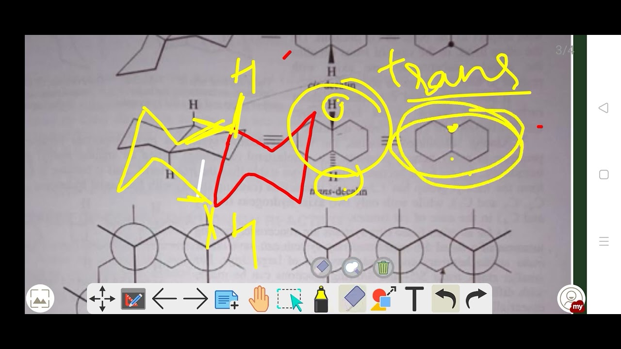 Conformation of Fused Ring: Decalin - YouTube