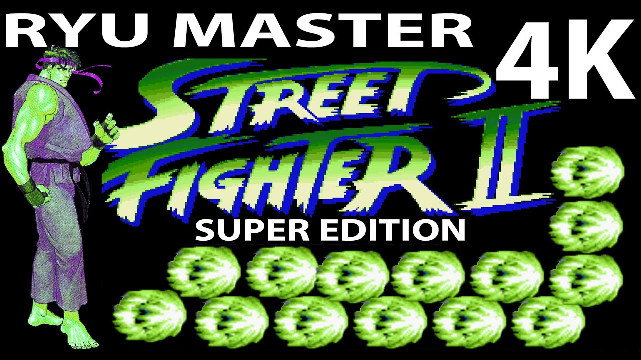 Ryu Power Punishment - Street Fighter 2 Arcade (1992) | Super Green 4K ...