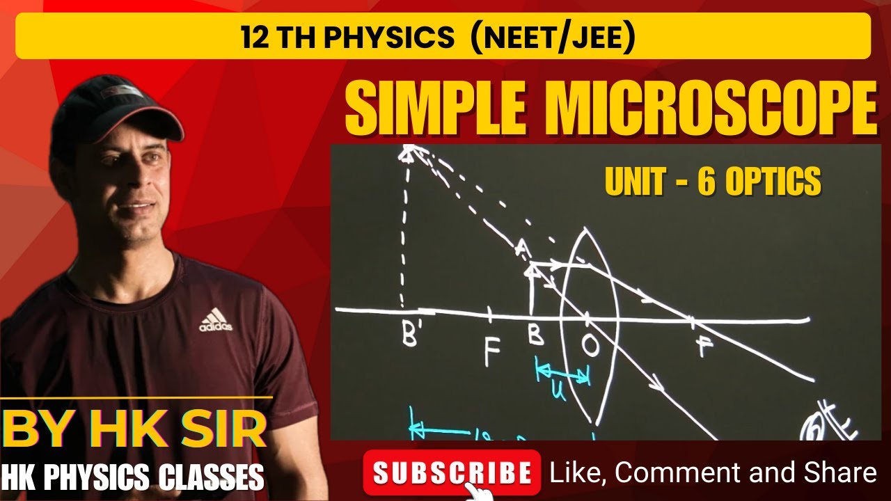 Simple Microscope II 12th Physics I HK Sir #physics #neet - YouTube