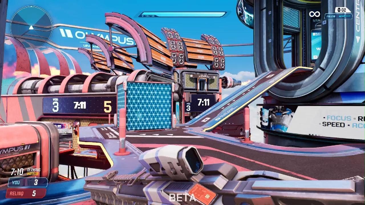 Nice plays in splitgate *instagib gamemode* - YouTube
