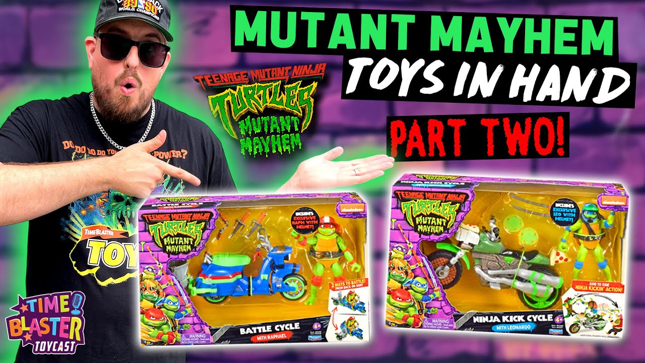 TMNT Mutant Mayhem Toys IN HAND! Battle Cycles! You Won't Believe These ...