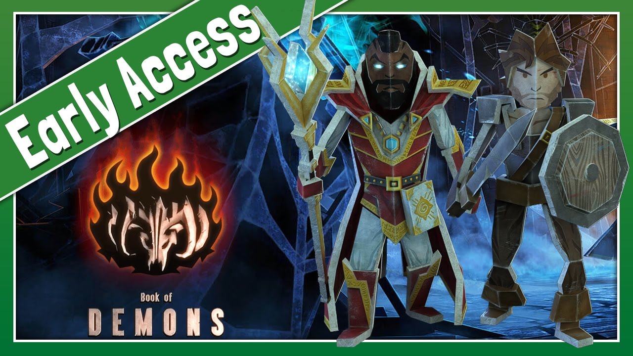 BOOK OF DEMONS - Hack'n Slash et deck de compétences | Gameplay - YouTube