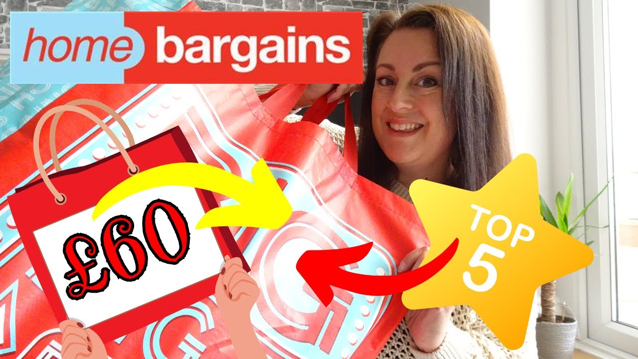 Home Bargains TOP 5 BUYS & £60 HAUL! - YouTube