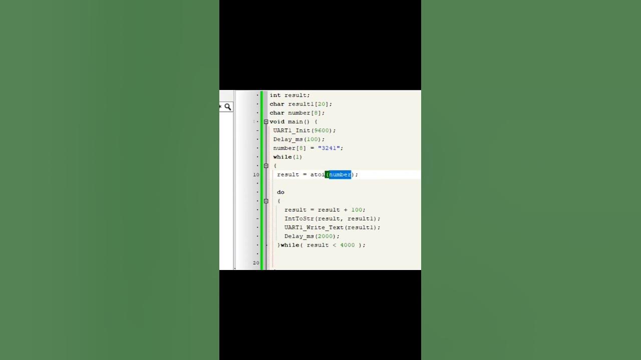Converting integers to strings in mikroC. #electronics #iot#project #coding #technology - YouTube