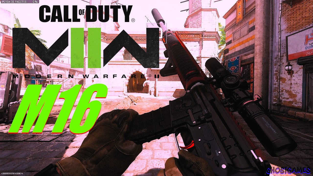 COD MWII Ghost - Jogando Com a M16 !!! Multiplayer - YouTube