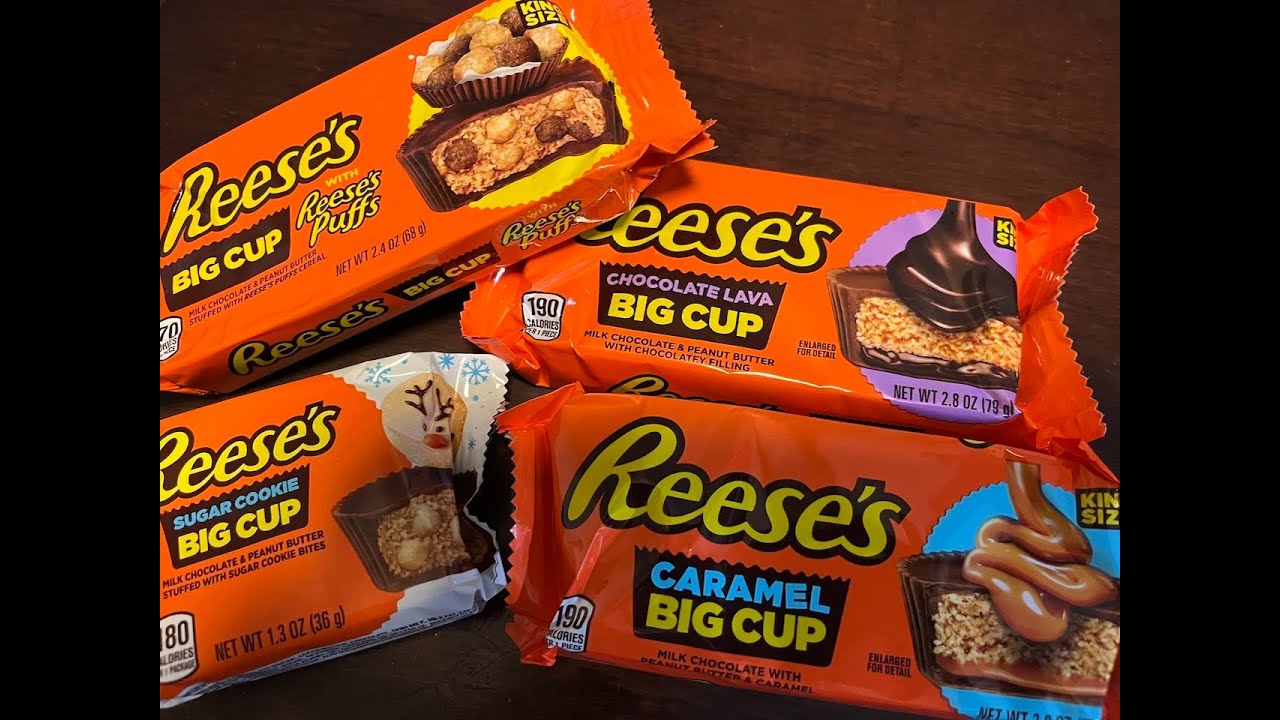 Reese's Big Cups......4 different flavors - YouTube