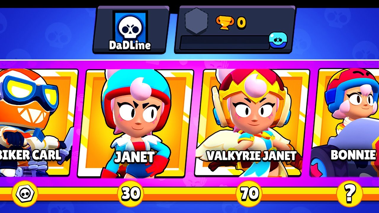 All Season 12 BRAWL PASS REWARDS on 0 TROPHY Account - Brawl Stars # ...