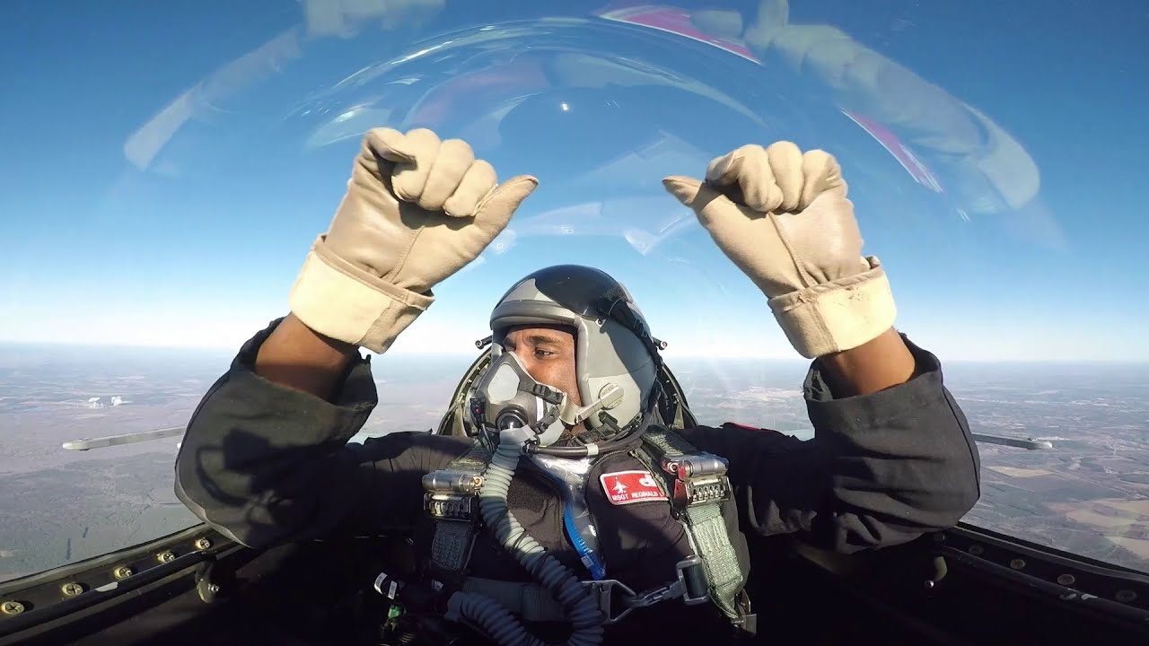 F-16 Crew Chief Familiarization Flight *Cockpit Audio* - Demo Profile ...