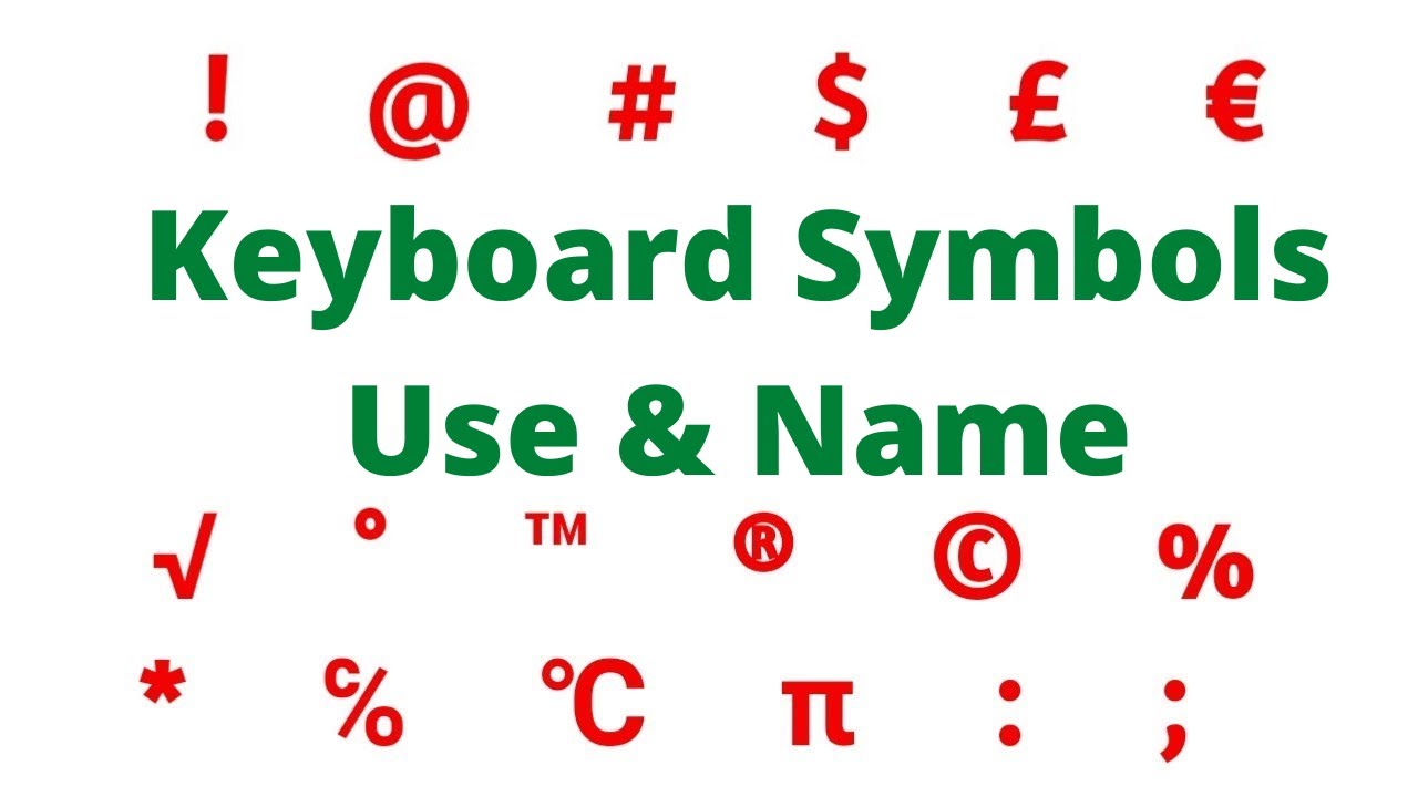 Keyboard Symbols Name Name Of Keyboard Symbols In Mobile, 47% OFF