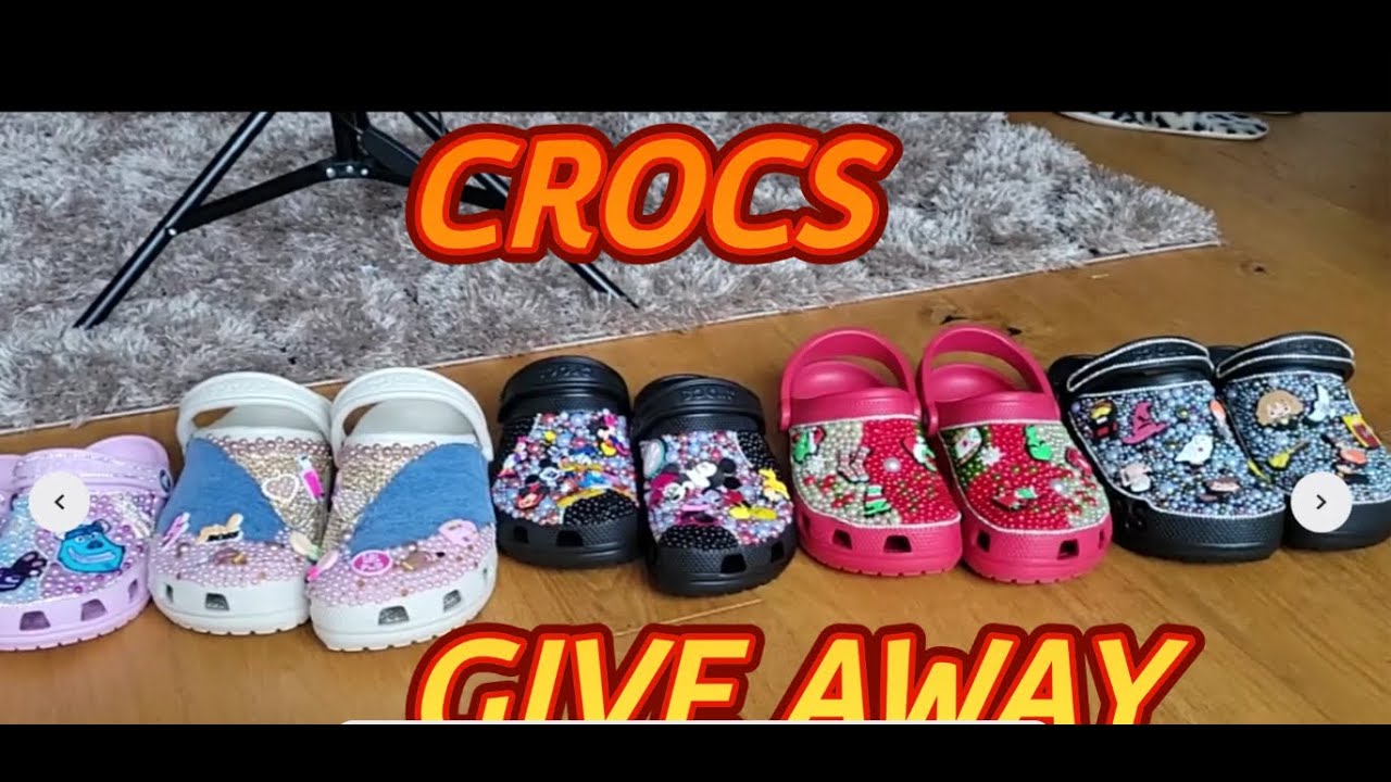 500 Subscribers Crocs Give Away - YouTube