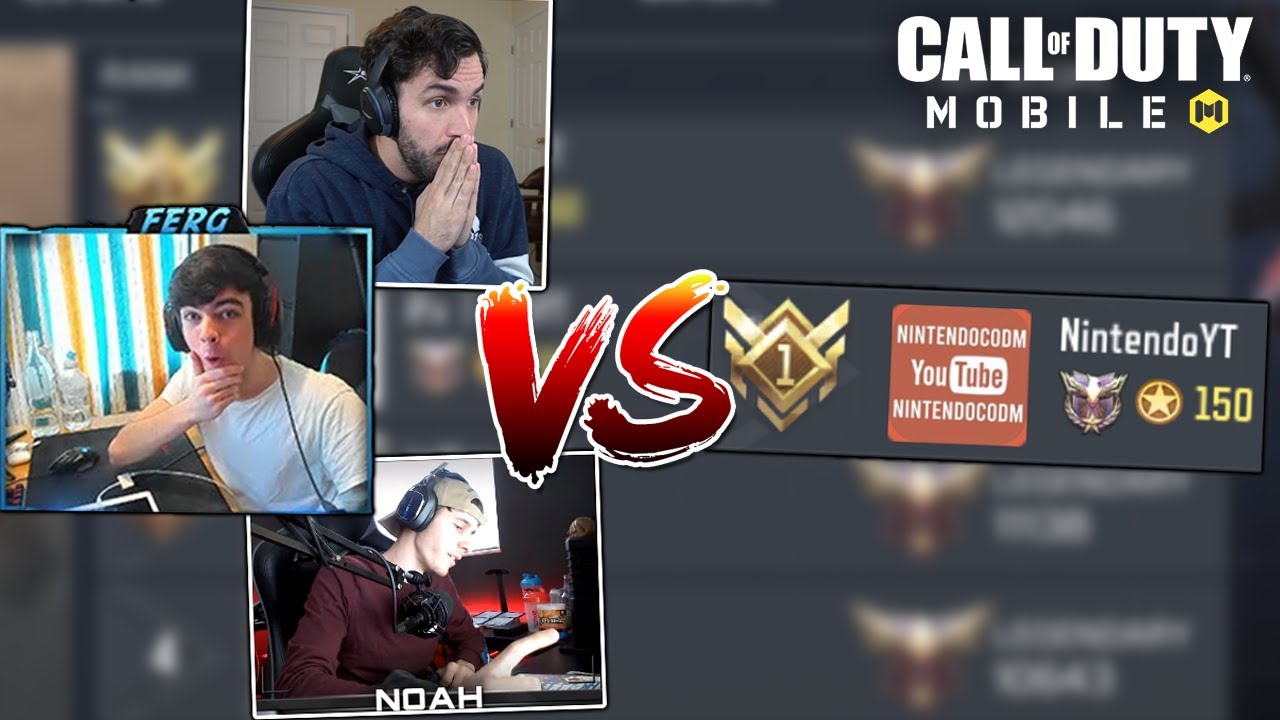 Bobby Ferg and Noah vs #1 Player in COD Mobile! - YouTube