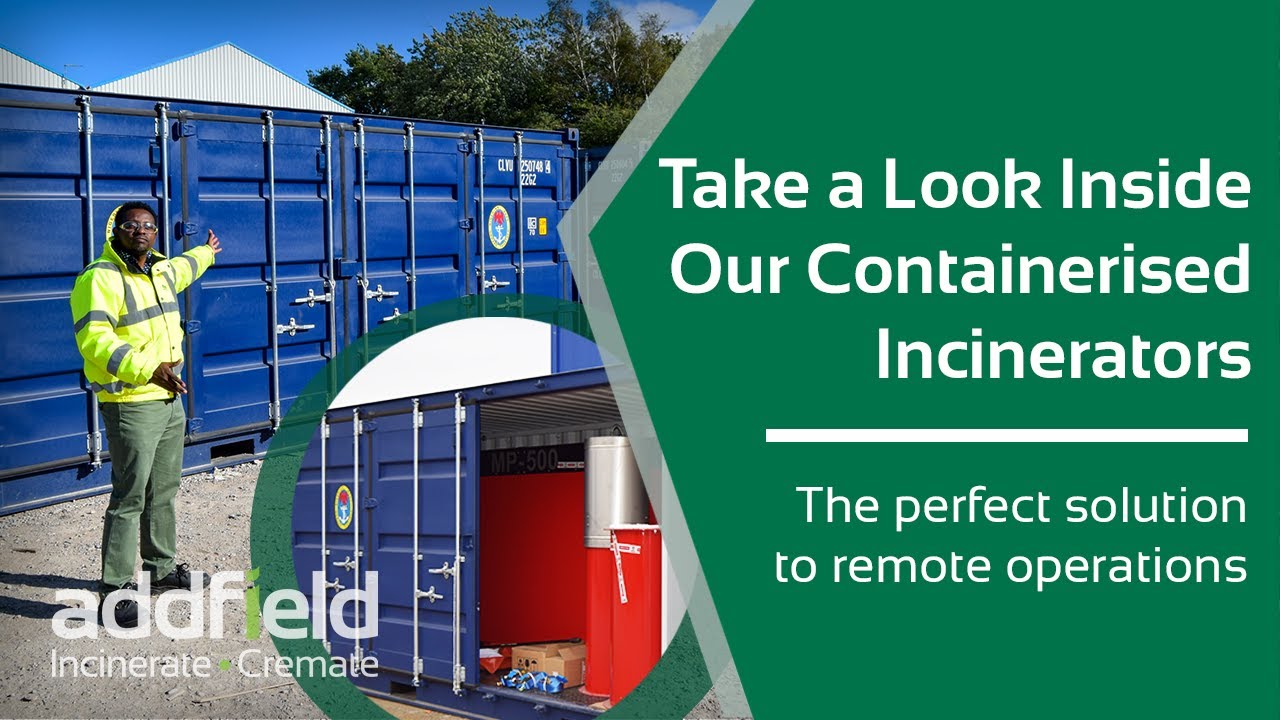 Revolutionary medical incinerators inside a container - YouTube