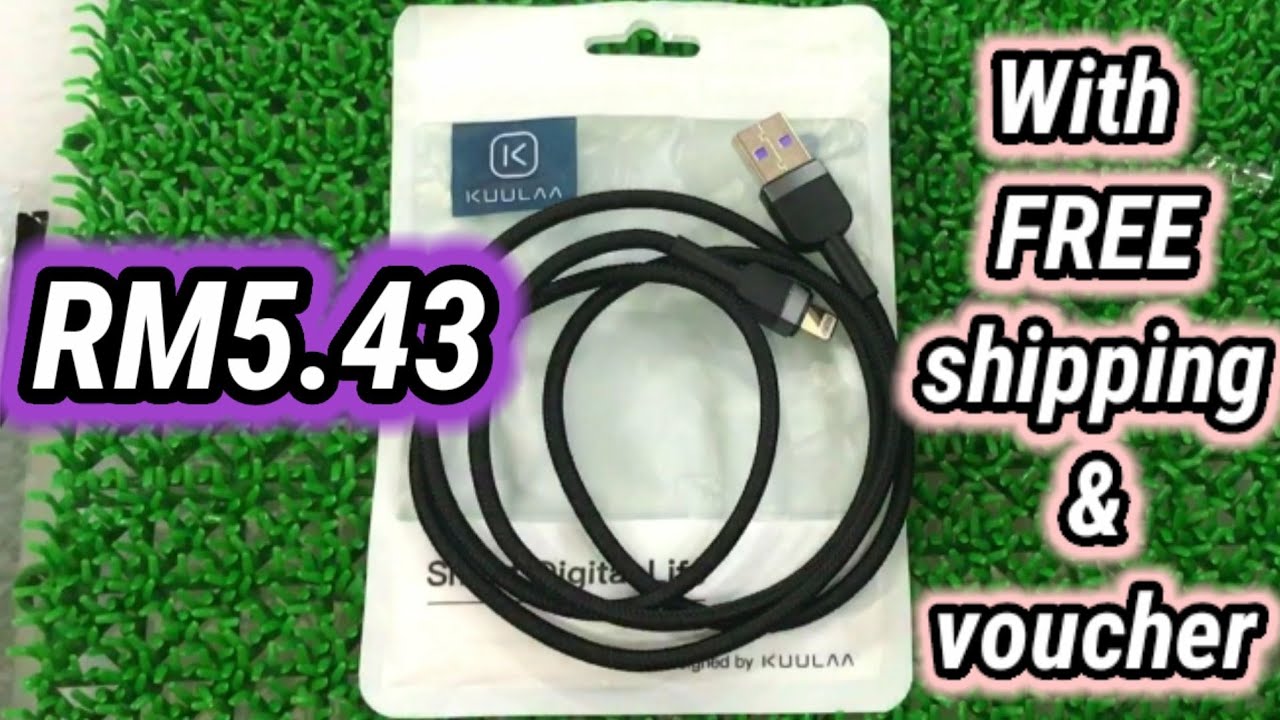 Kuulaa 2.4A IPHONE lightning Fast Charging and Data Cable | close up ...