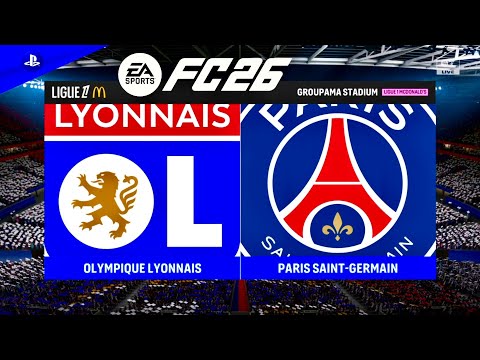 ليون vs باريس سان جيرمان | مباراة قمة الجولة 12 من LIGUE 1 موسم 25/26 🏆 بتعليق عربي🎙️في لعبة FC 26