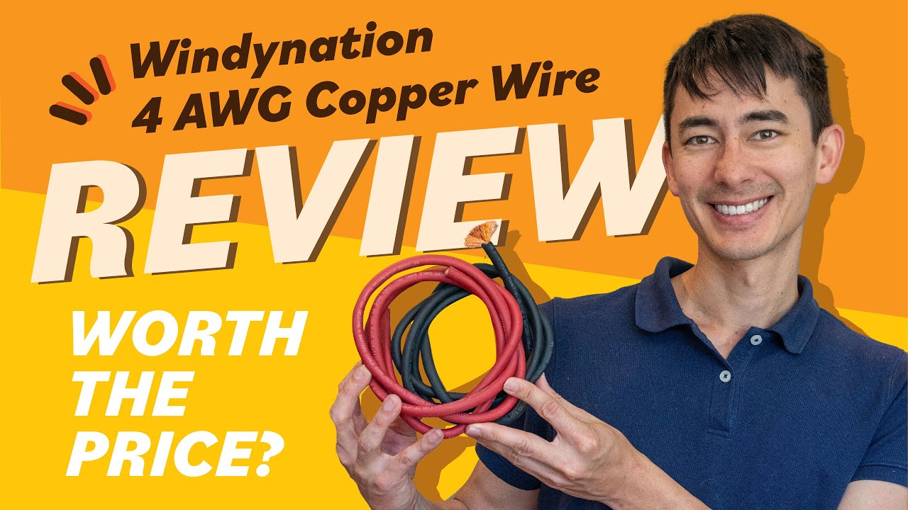 Windynation 4 AWG Wire Product Review - YouTube