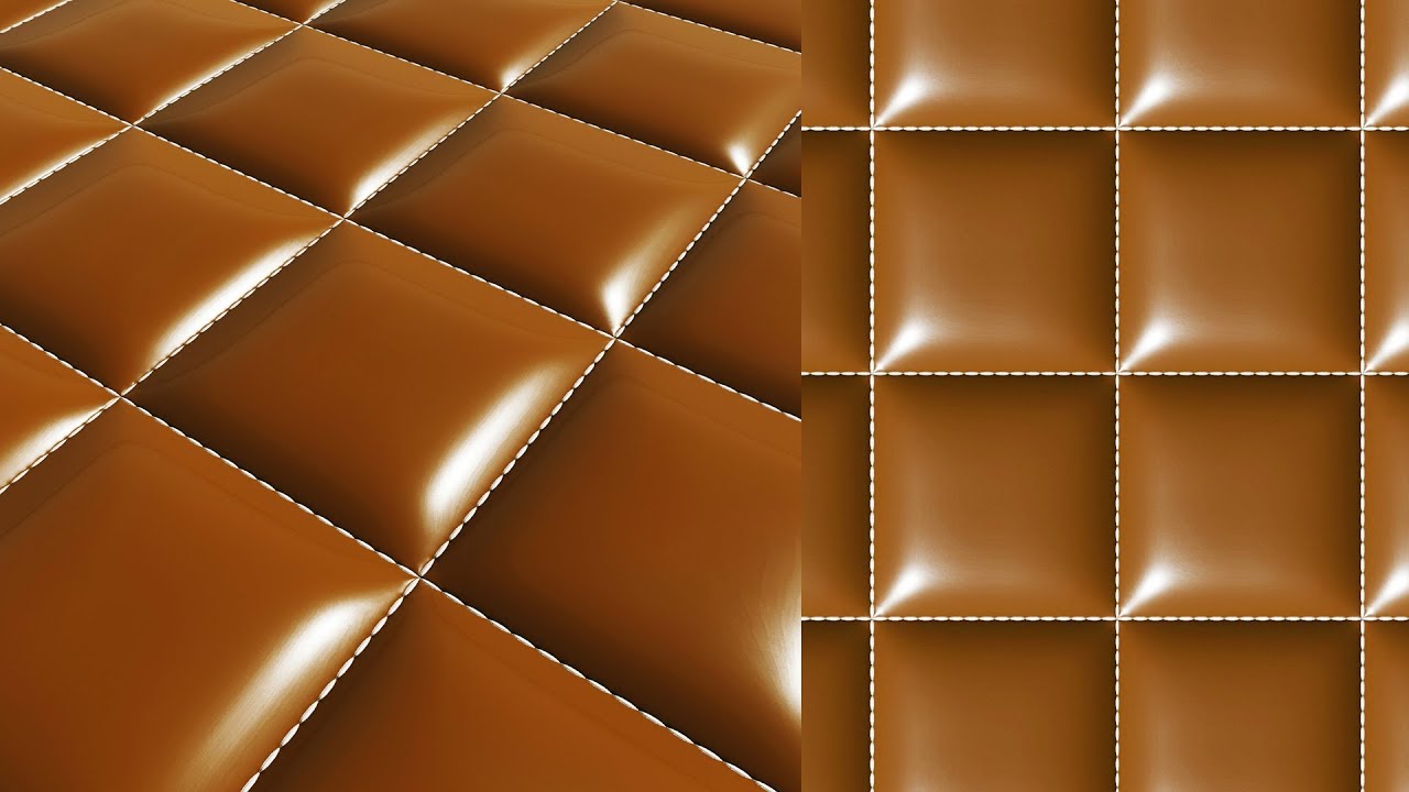 №44 3D modeling method with concave sewing thread - YouTube