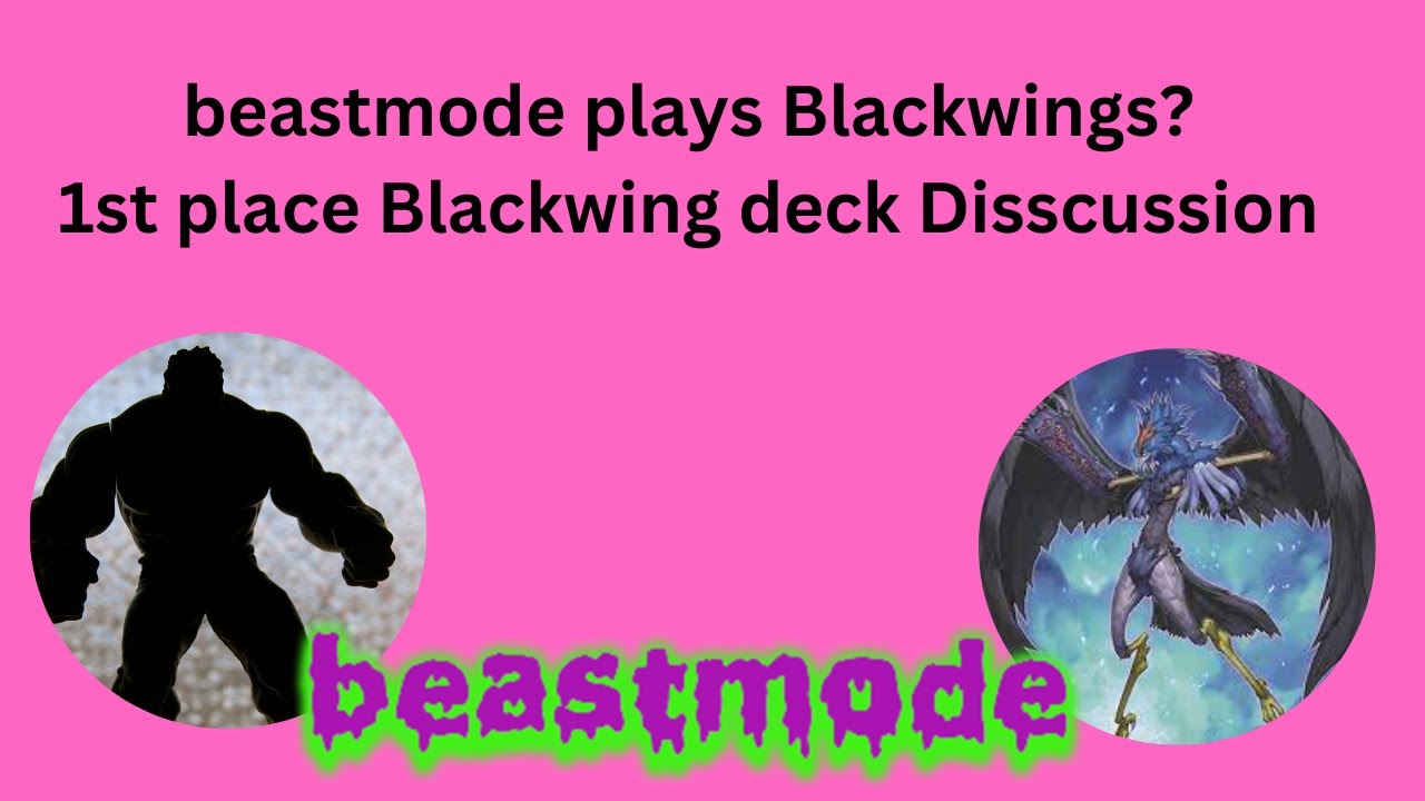 Edison Format Yugioh. 1st place Blackwing deck discussion/game play ...