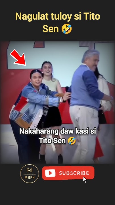 Nakaharang daw kasi si Tito Sen 🤣 #TitoSen #MilesOcampo #CarrenEistrup #MHPH - YouTube