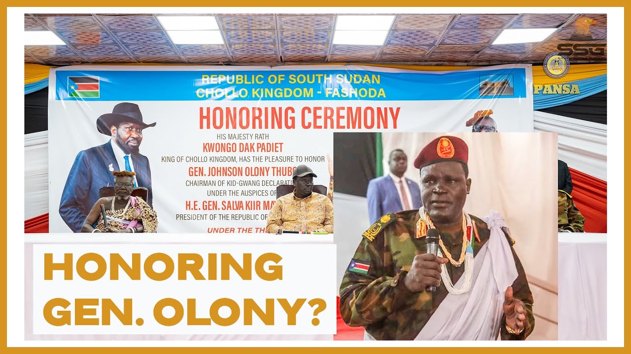 What Is Gen. Johnson Olony Saying and Justifying in Juba About Fighting ...