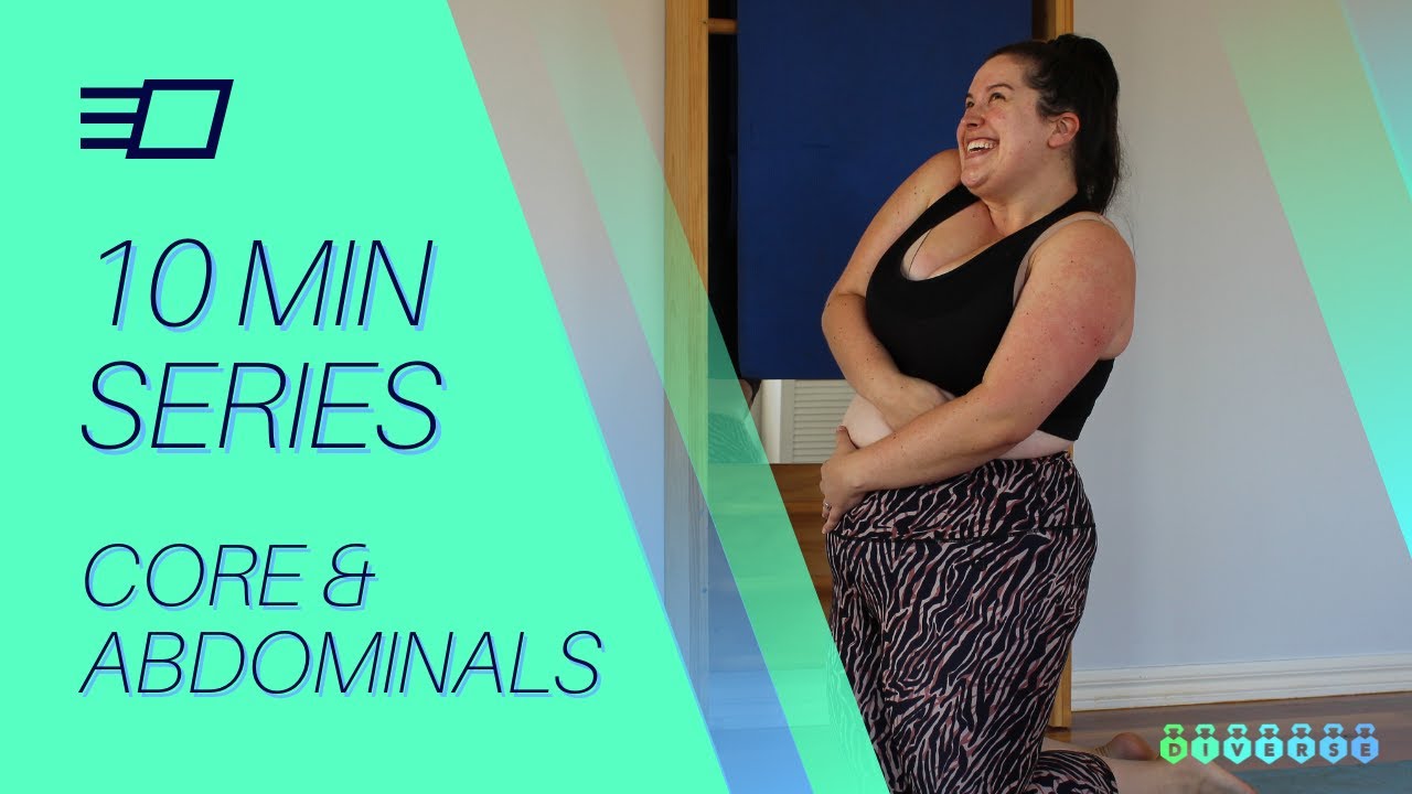 Express Core & Abdominal Exercise * 10 Minutes * Body Positive Workout ...