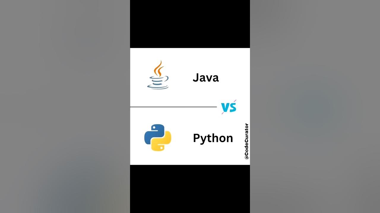 Java VS Python #shortvideo#shortviral#trending#java#python#pytho#javaprogramming - YouTube