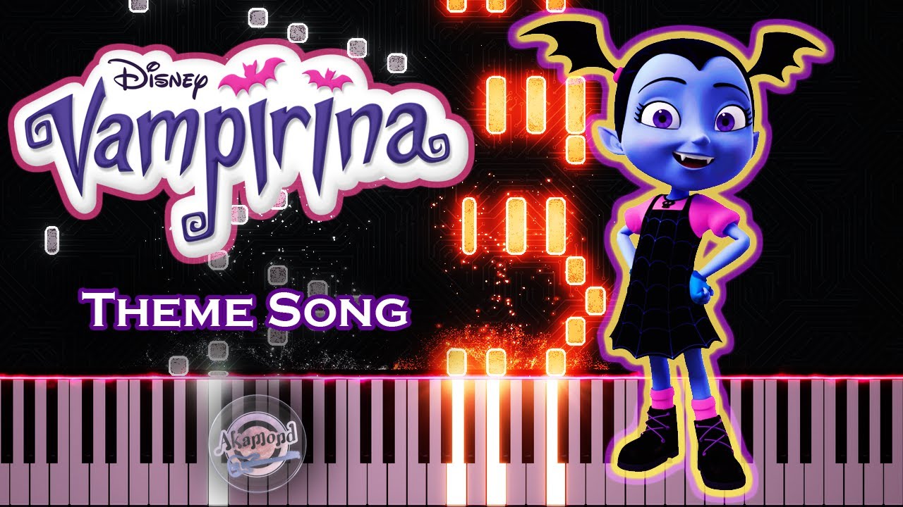 Vampirina Theme Song Piano Tutorial and Cover - YouTube