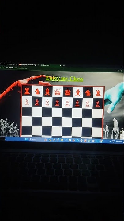 chess board using html and css #coding - YouTube