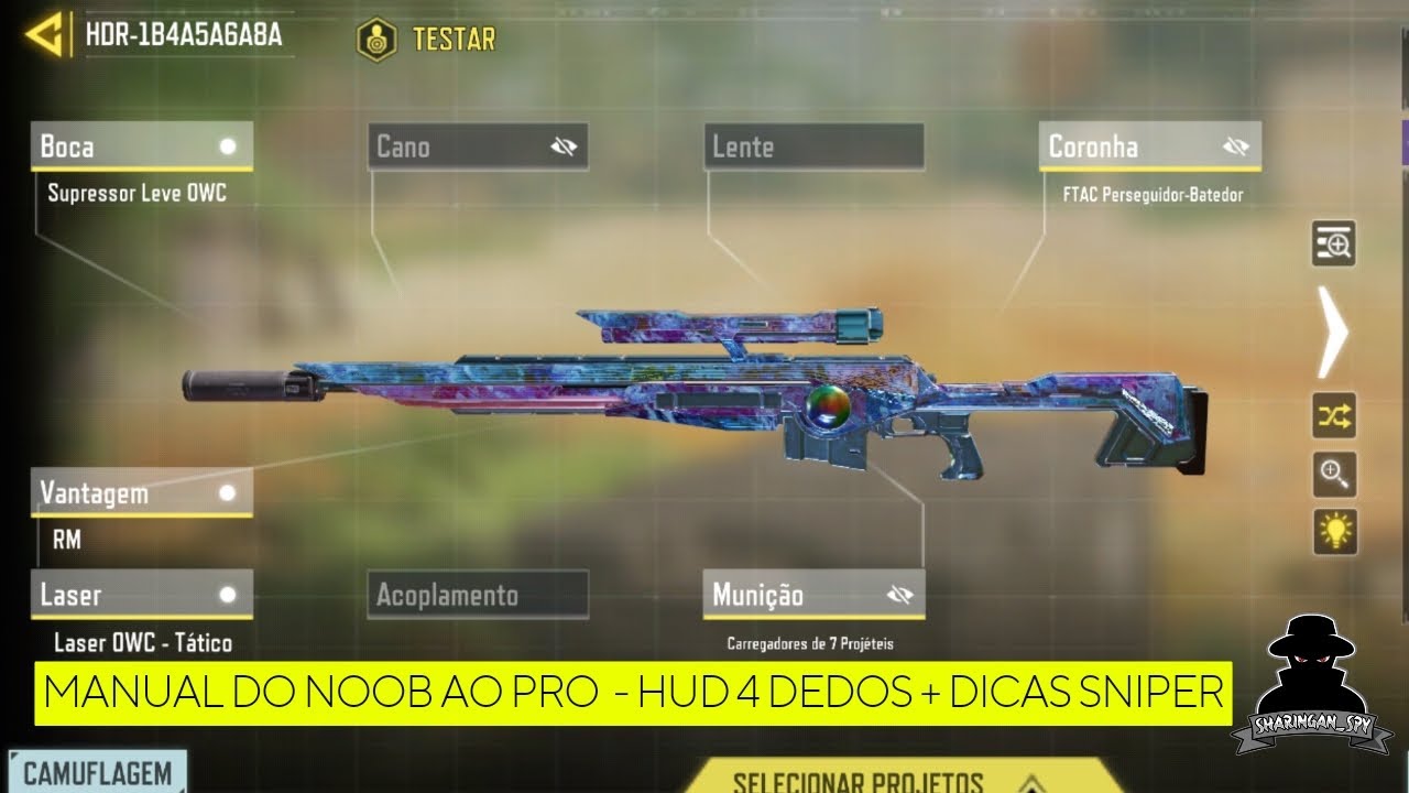 Manual do Noob ao Pro CODM - HUD 4 dedos + dicas de Sniper - YouTube