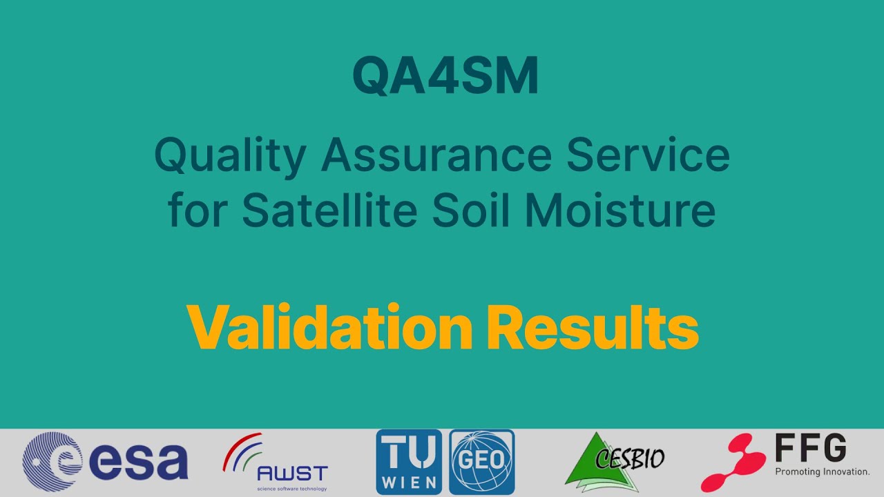 QA4SM: Validation Results - YouTube