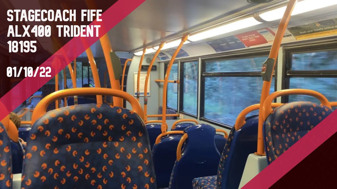 Stagecoach Fife - ALX400 Trident - 18195 - YouTube