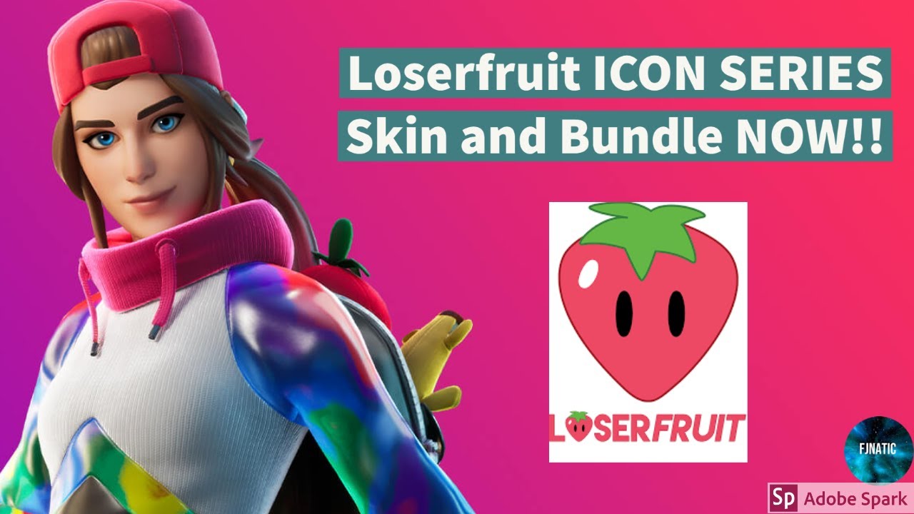 Fortnite Added a LOSERFRUIT SKIN!!! New Icon Series Bundle with Pickaxe ...