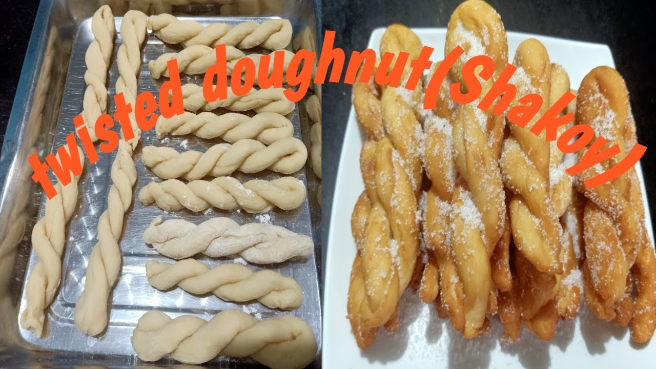 Homemade Twisted Doughnut (Shakoy) - YouTube