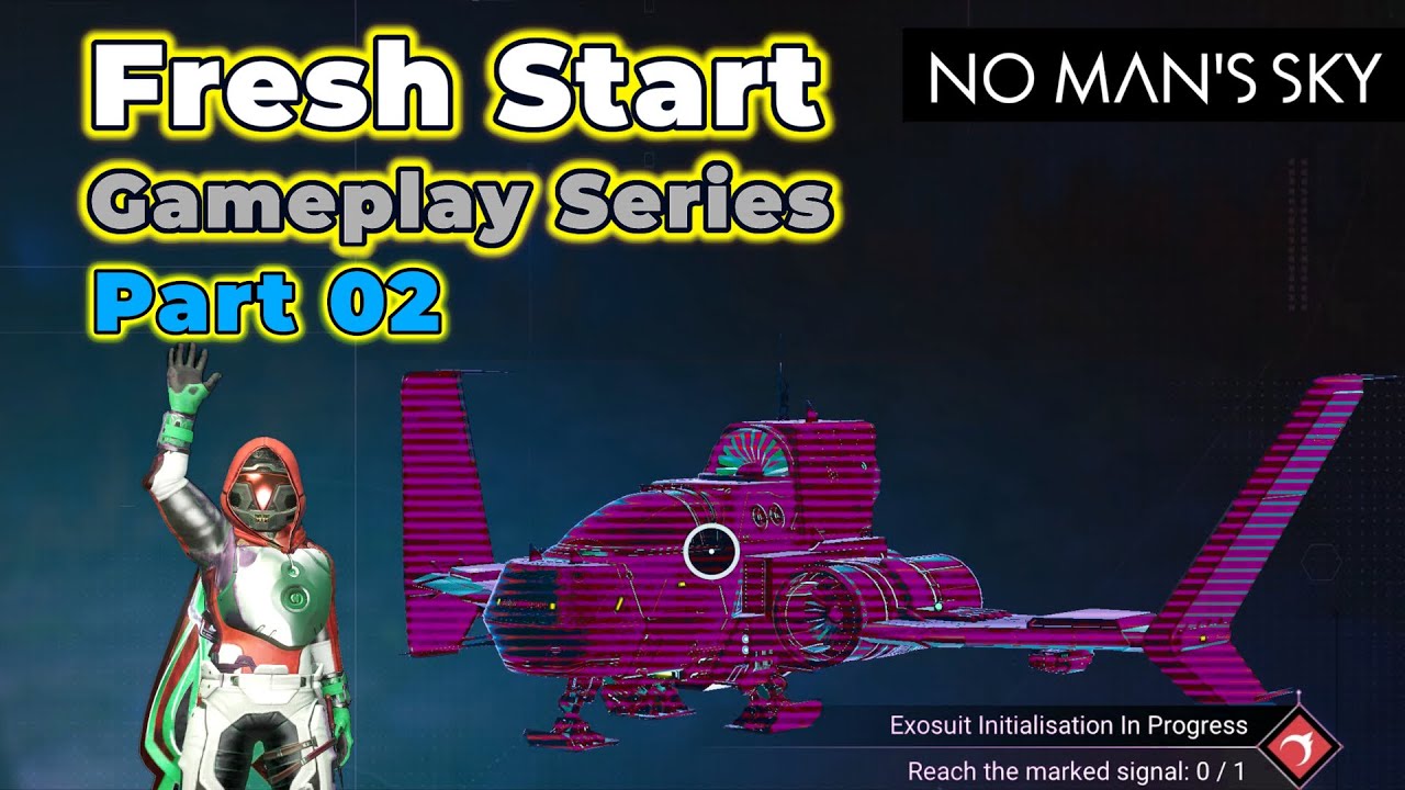 NMS Gameplay part 02 - Getting Off This Planet! - YouTube