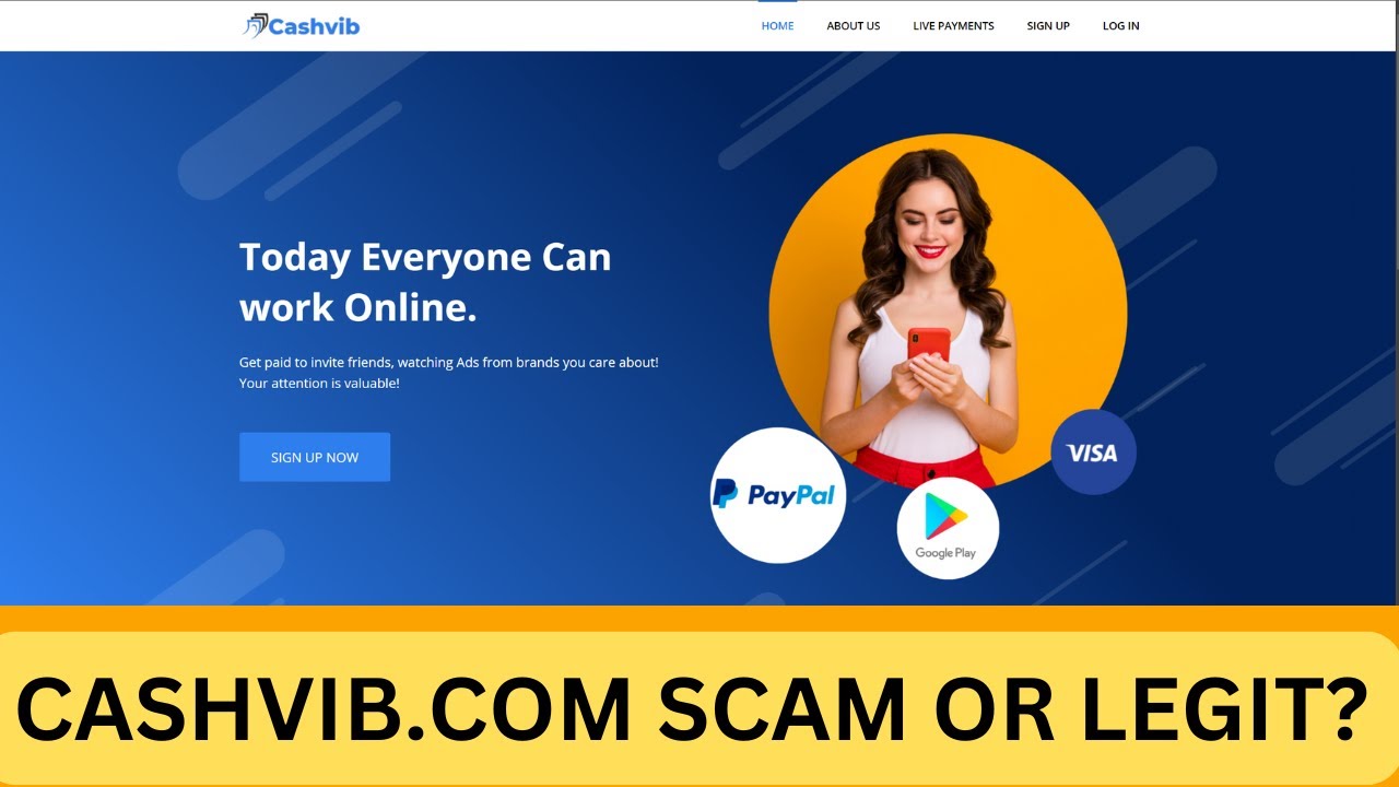 Is cashvib scam or legit? Make money online platform - YouTube