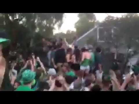 Reaction To Roof Collapsing At Cal Poly Party - YouTube