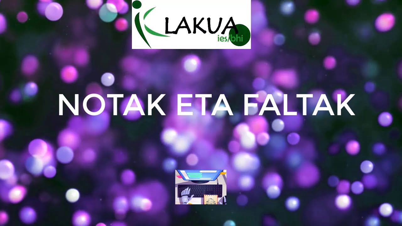 Irakaslegunea: notak eta faltak kudeatu - YouTube