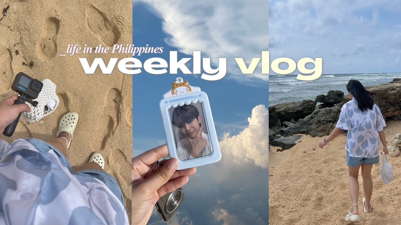 weekly vlog 🥥 first week in ph, beach trip with family, exploring ...