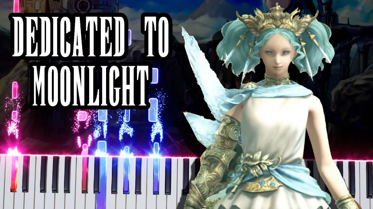 Final Fantasy XIV - Dedicated to Moonlight (Piano Synthesia) 🎹 - YouTube