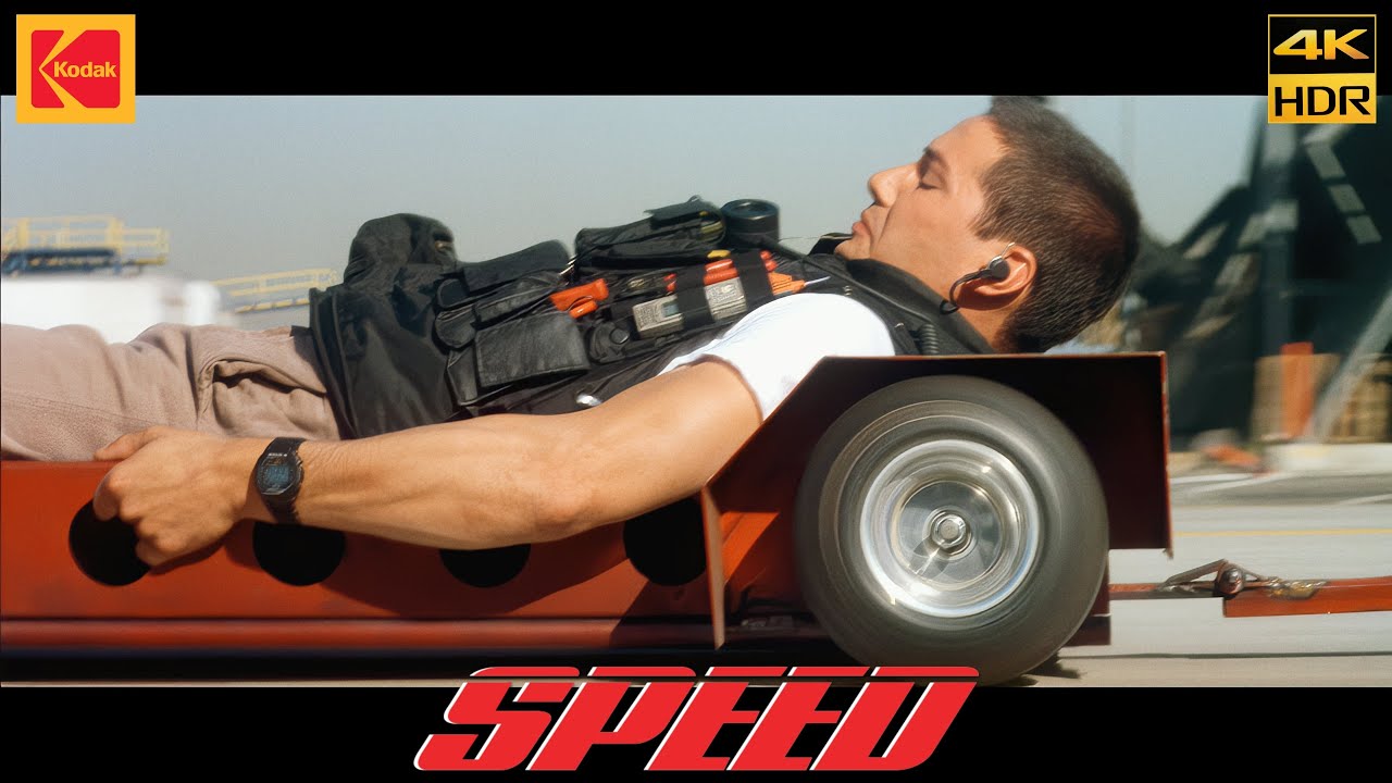 Speed (1994) Dismantle The Bomb Movie Clip scene 4K HDR10 Kodak 5247 ...
