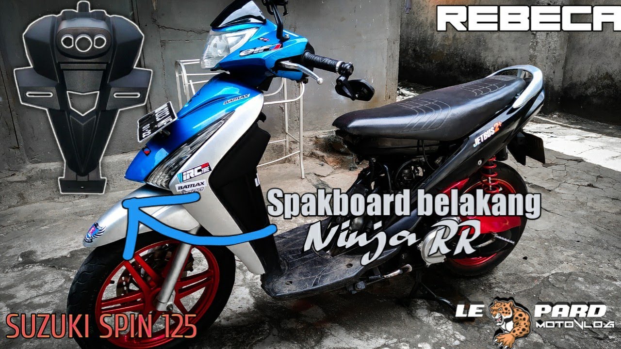 Cara pasang spakboard belakang Ninja RR di SUZUKI SPIN125 | Leopard ...