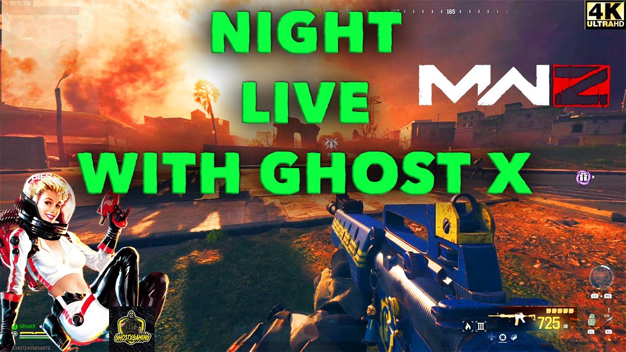 MW3 ZOMBIES - SEASON 4 - NIGHT LIVE WITH GHOST X - YouTube