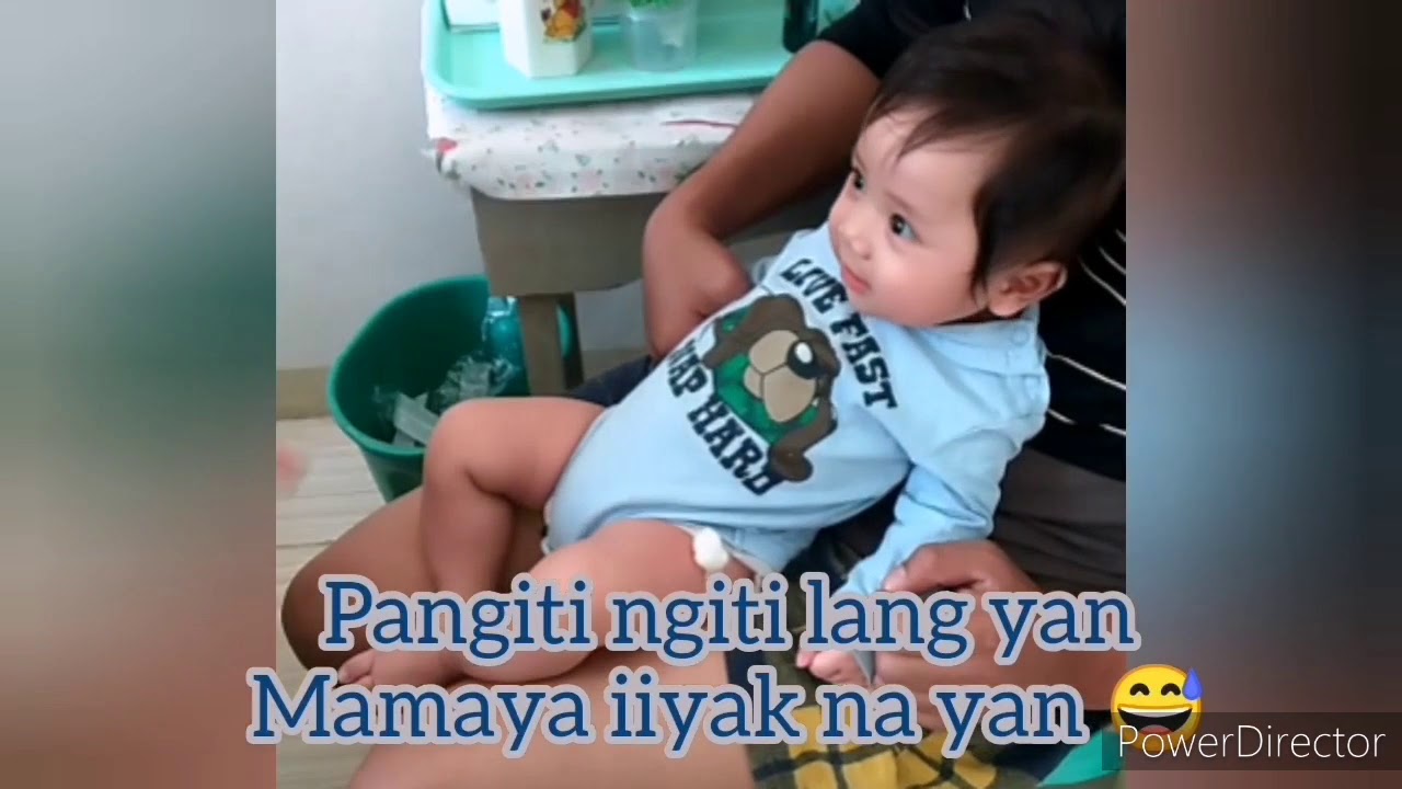 Baby franco's 3rd shots of bakuna! - YouTube