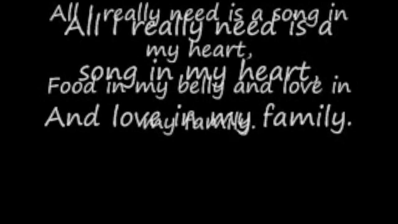 All I Really Need by Raffi - YouTube