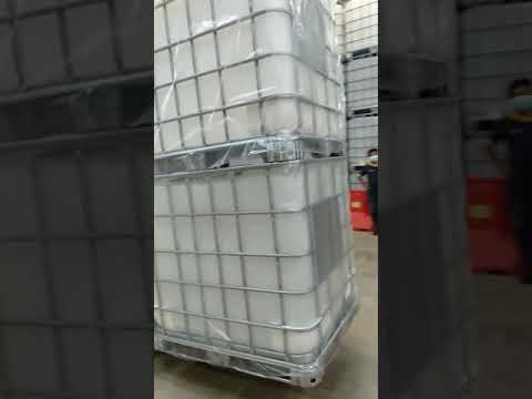 Loading IBC on 20FT container - YouTube