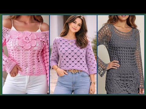 Stunning latest 100 see through crochet blouse collection for girls and stunning women