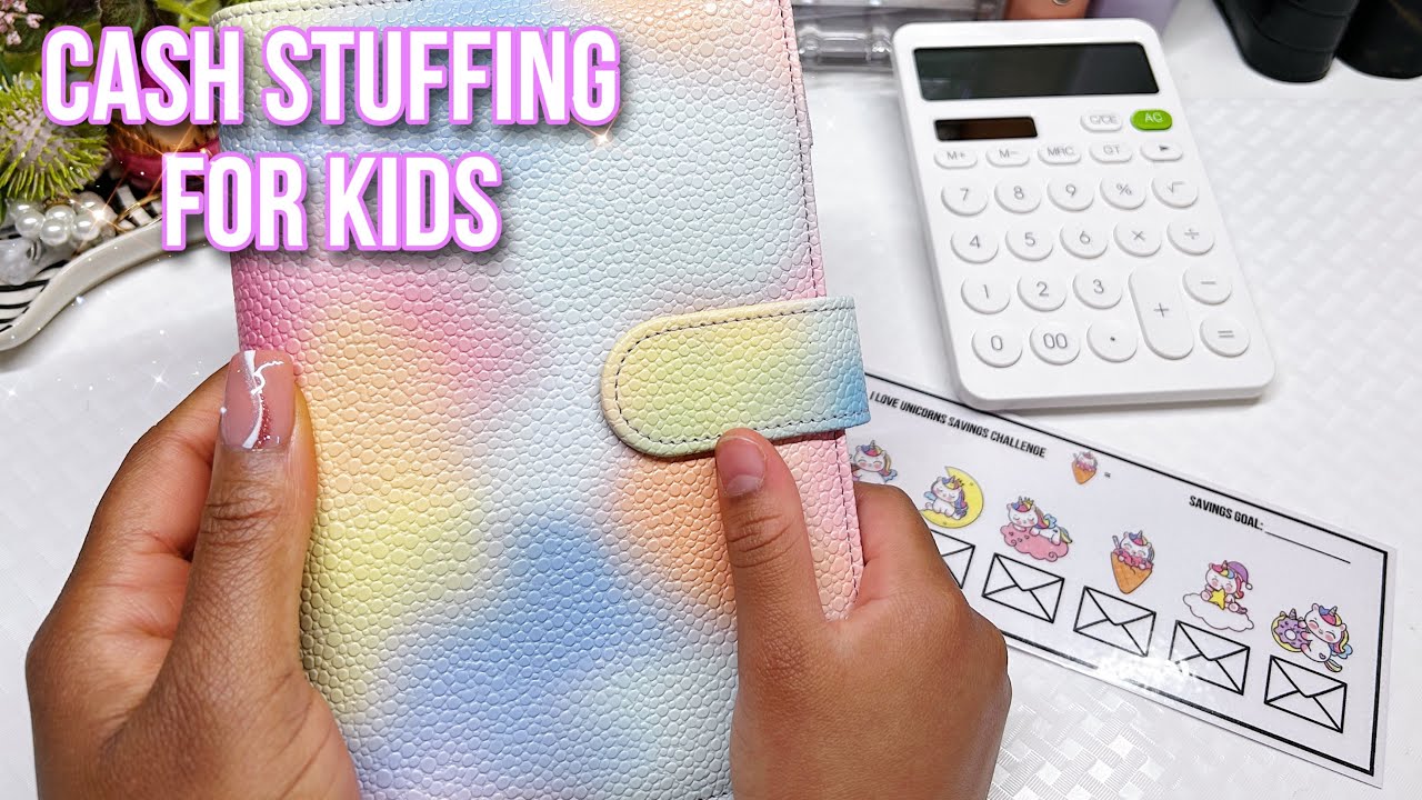 Cash Stuffing for Kids | SUNDAY FUND-AY |Kids Savings Challenge | Kids ...